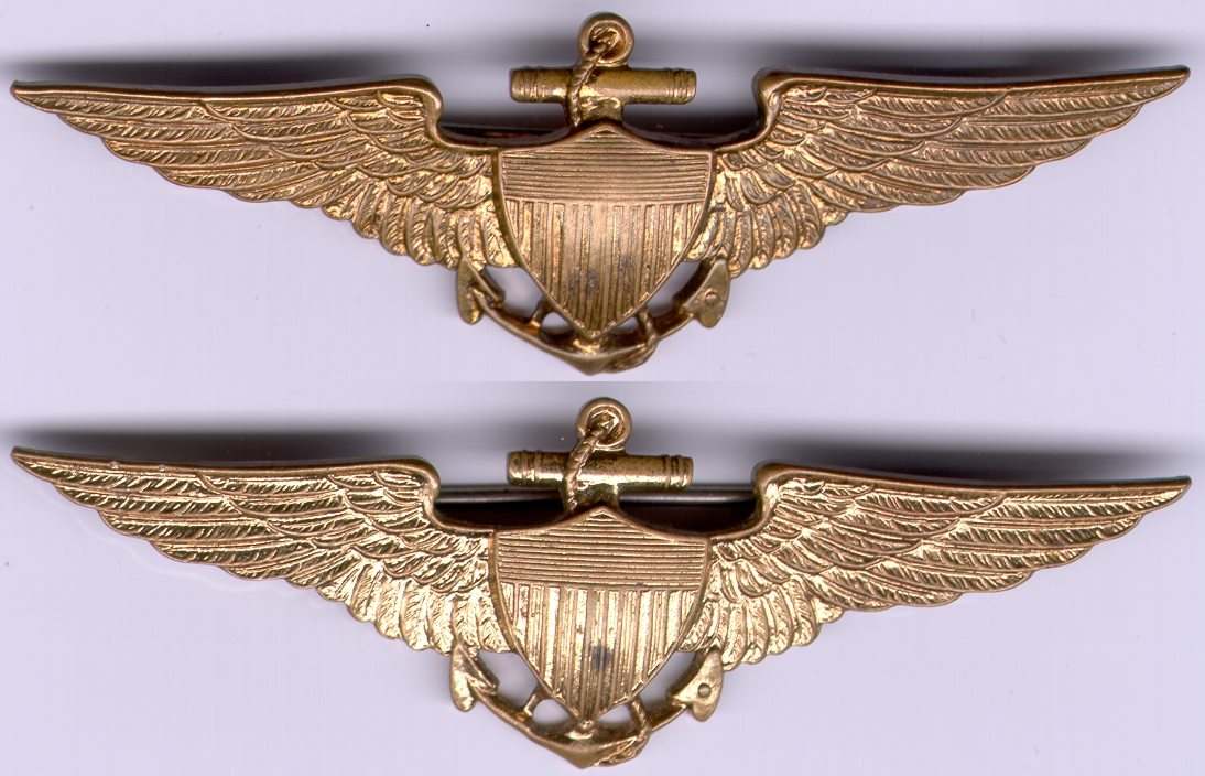 Odd USN pilot wings - Meyer Metal - WING BADGES - U.S. Militaria Forum