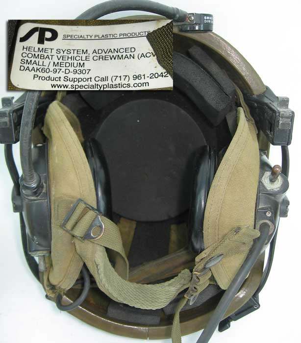 USMC Advanced Combat Vehicle Crewman Helmet - MODERN COMPOSITE HELMETS ...