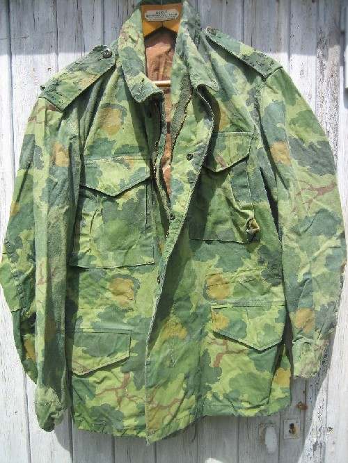 Field jacket made from Mitchell pattern tent ---------- - CAMOUFLAGE ...