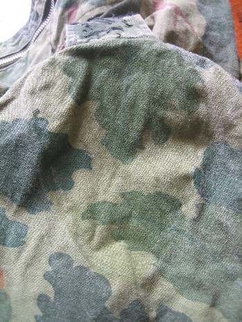 Field jacket made from Mitchell pattern tent ---------- - CAMOUFLAGE ...