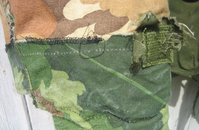 Field jacket made from Mitchell pattern tent ---------- - CAMOUFLAGE ...