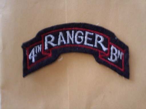 WWII 4th Ranger Battalion Scroll - ARMY AND USAAF - U.S. Militaria Forum