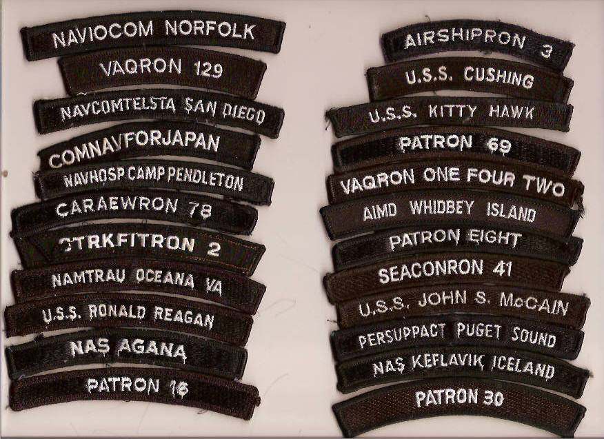 US NAVY SHIP TAB VARIATIONS ! - NAVY, COAST GUARD AND OTHER SEA ...