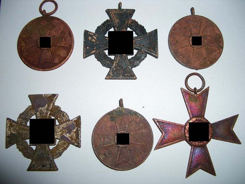 Cleaning battlefield relics: medals - PRESERVATION - U.S. Militaria Forum