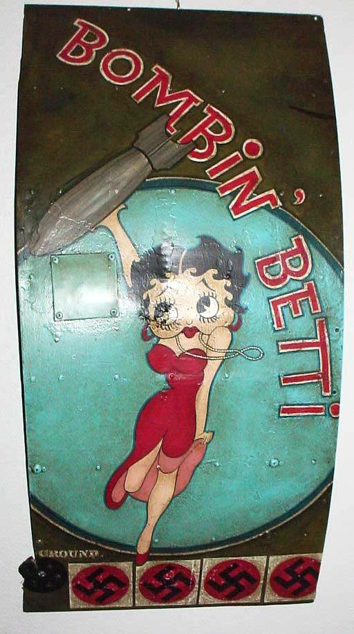 Bombin' Betti Noseart Piece - MILITARY AIRCRAFT & AVIATION - U.S ...