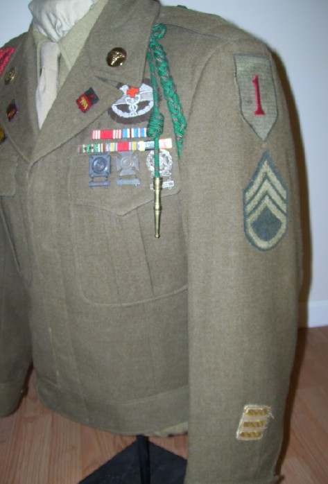 Medic with Big Red One during WWII (your opinion sought on one display ...