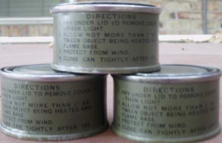 Heat tablets for rations - FIELD & PERSONAL GEAR SECTION - U.S ...