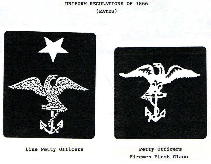 U.S.Navy Specialty Mark Patterns of 1866-1885 - NAVY, COAST GUARD AND ...