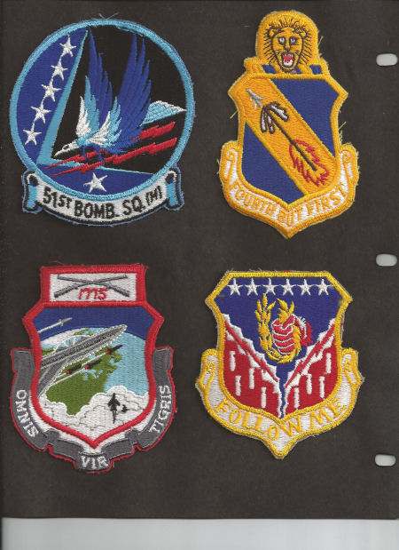 USAF Patch Collection Album #2 - AIR FORCE (USAAF IS WITH ARMY) - U.S ...