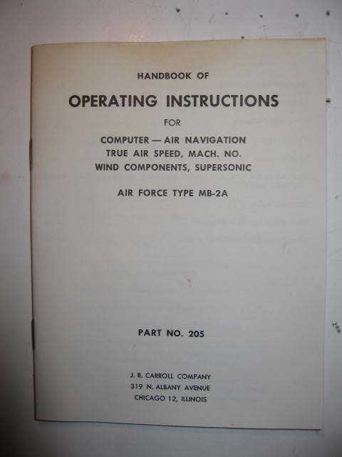 Air Force MB-2A Computer-Air Navigation - MILITARY AIRCRAFT & AVIATION ...