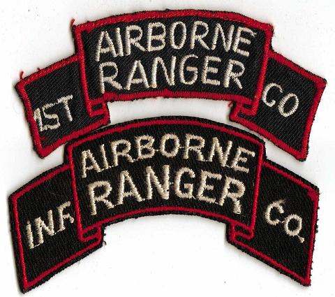 Expensive Korean War Ranger Scrolls On e-Bay - ARMY AND USAAF - U.S ...