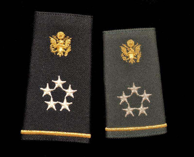 General of the Army Shoulder Loops - ARMY (INCLUDING USAAC/AAF) - U.S ...