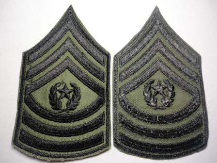 Vietnam Era Subdued cloth chevrons - ARMY (INCLUDING USAAC/AAF) - U.S ...
