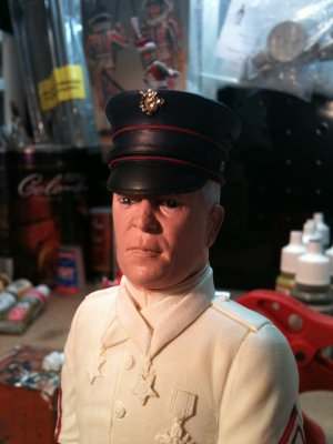 USMC Sgt Major Dan Daly resin Bust - MODELING - U.S. Militaria Forum