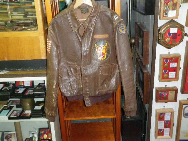 97th Fighter Squadron painted Flight Jacket - FLIGHT CLOTHING - U.S ...