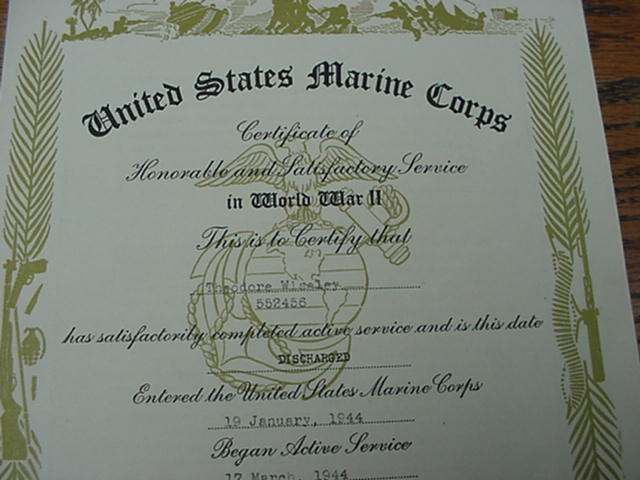 Theodore Wisely, 28th Marines, 5th Marine Division - GROUPINGS PAGE - U ...