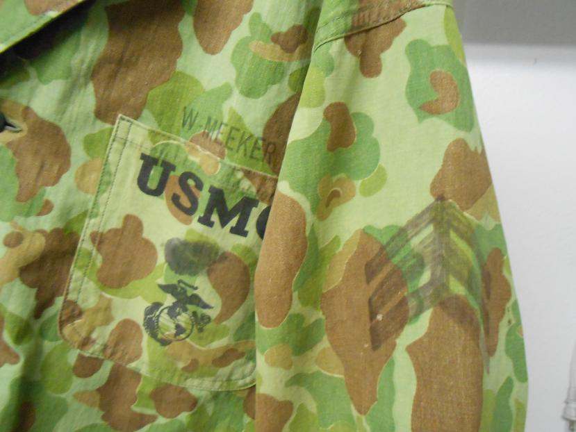Interesting Korean War Camo USMC uniform picked up at estate sale ...