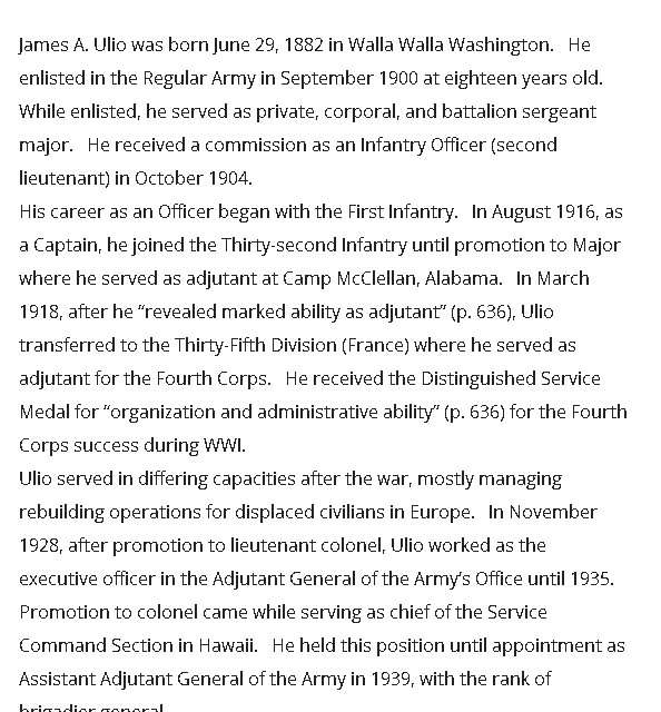 James A. Ulio's Greatcoat, 1920's - UNIFORMS - U.S. Militaria Forum