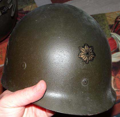 WWII Lt. Colonel Helmet - M-1; M-1C & M-2 HELMETS - U.S. Militaria Forum