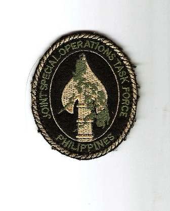 JSOTF-P Velcro backed patch - ARMY AND USAAF - U.S. Militaria Forum