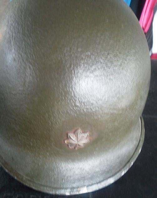 WWII Lt. Colonel Helmet - M-1; M-1C & M-2 HELMETS - U.S. Militaria Forum