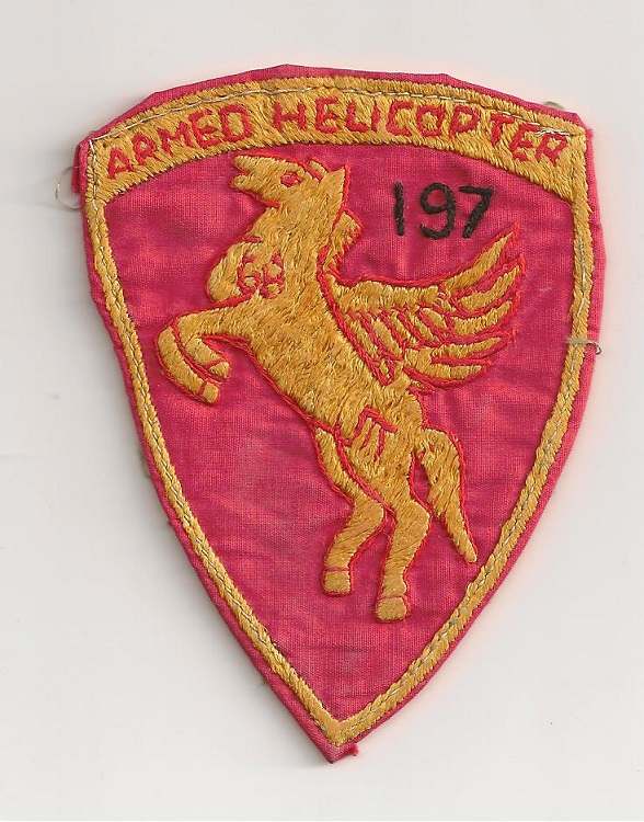 A Vietnam war era incountry made 68th Assault Helicopter Company patch ...