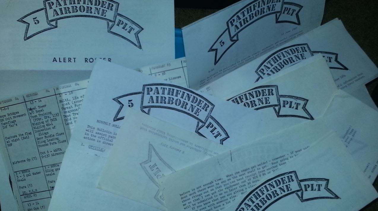 Pathfinder Platoon Unit Bulletins - EPHEMERA, PHOTOGRAPHS & MILITARY ...