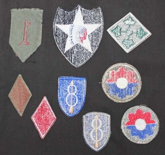 My collection of patches Normandy 1944 - ARMY AND USAAF - U.S ...