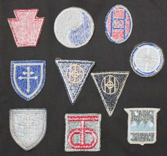My collection of patches Normandy 1944 - ARMY AND USAAF - U.S ...