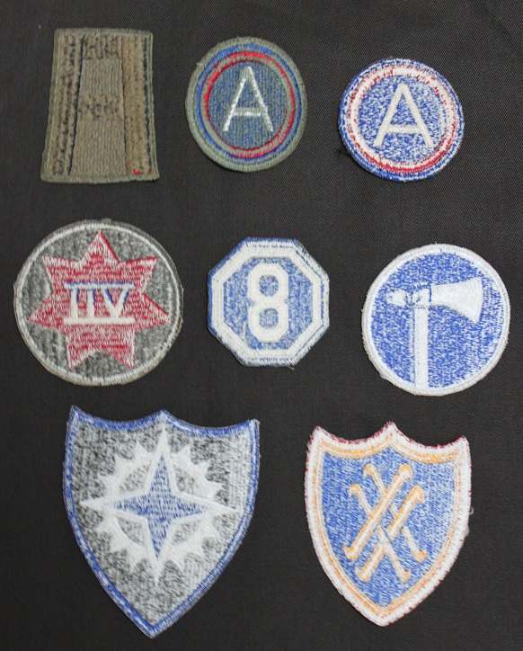 My collection of patches Normandy 1944 - ARMY AND USAAF - U.S ...