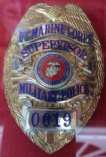 Marine Corps badge collection MP, Provost, Security - BADGES, AWARDS ...