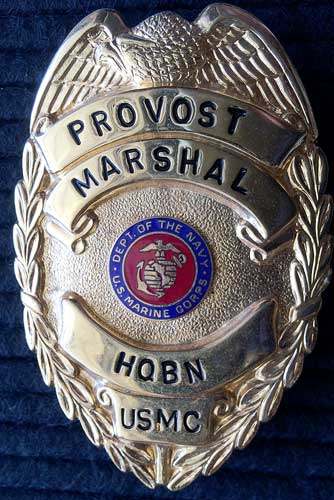 Marine Corps badge collection MP, Provost, Security - BADGES, AWARDS ...