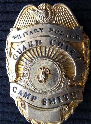 Marine Corps badge collection MP, Provost, Security - BADGES, AWARDS ...