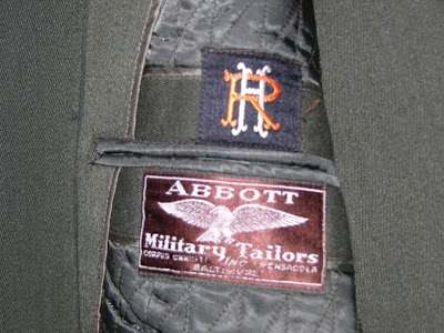 WW2 Marine Fighting Squadron 124 - F4U - 1 KIA Corsair Pilot uniform ...