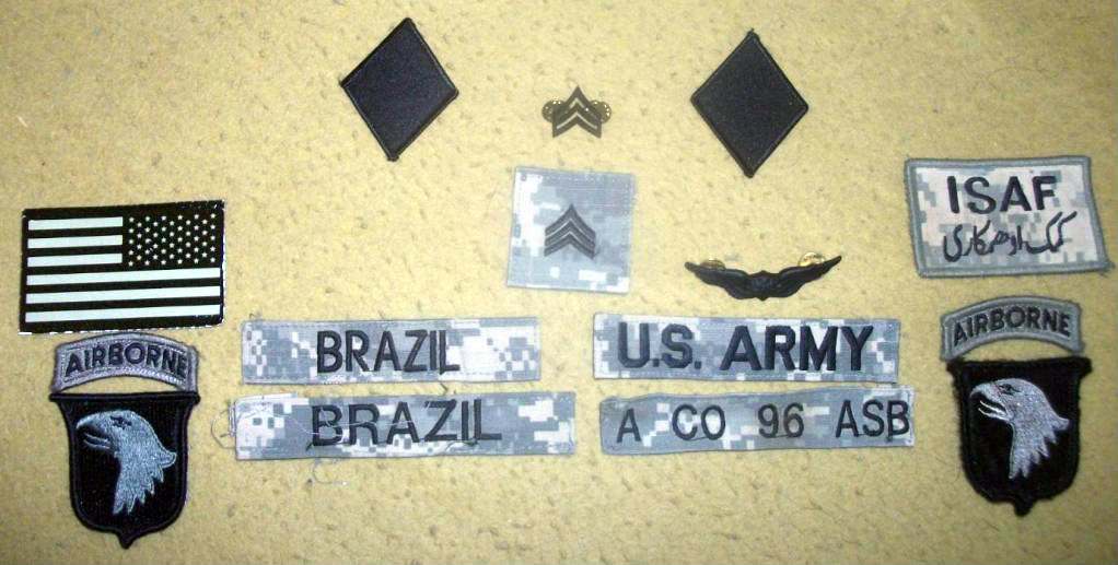 OEF 101st Airborne Patch Group - ARMY AND USAAF - U.S. Militaria Forum