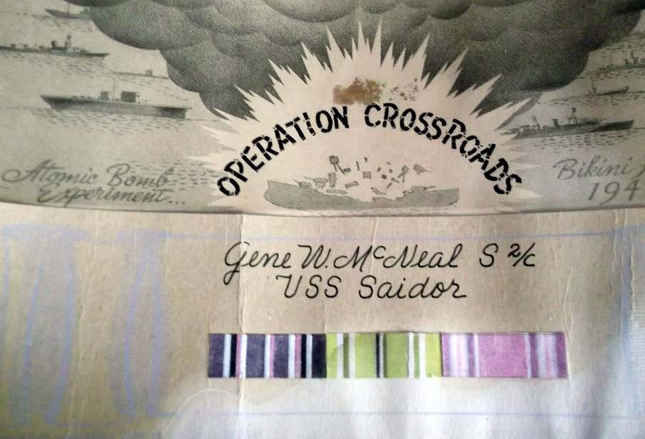 Operation Crossroads document from my archive - EPHEMERA, PHOTOGRAPHS ...
