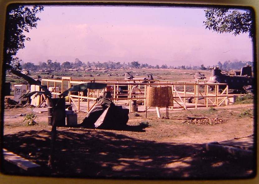 group two 1965/66 slides from Vietnam CAMP RADCLIFF, AN KHE ARMY AIR ...