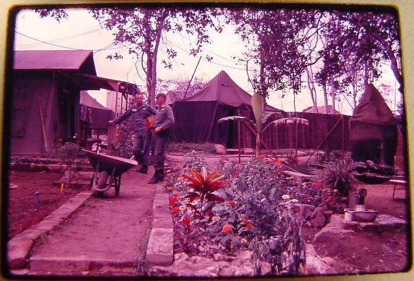group two 1965/66 slides from Vietnam CAMP RADCLIFF, AN KHE ARMY AIR ...
