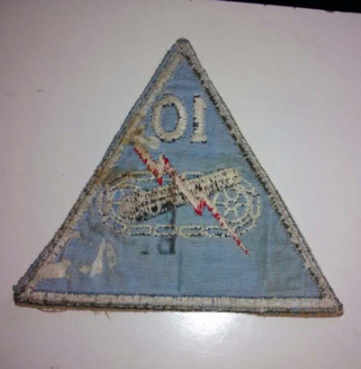 Interesting 10th armored div patch. - ARMY AND USAAF - U.S. Militaria Forum