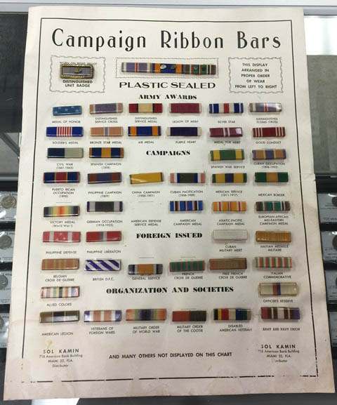 Medal Ribbon Salesman Sample - MEDALS & DECORATIONS - U.S. Militaria Forum