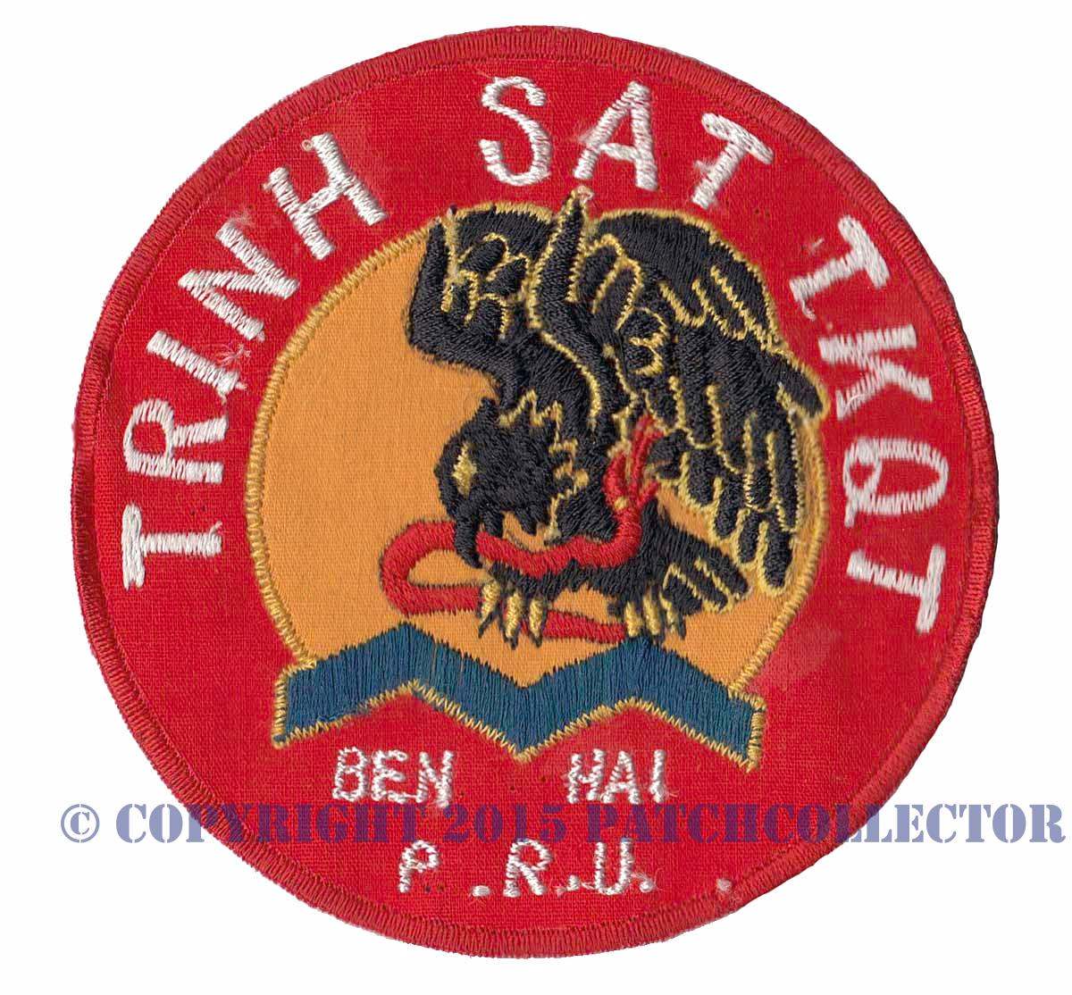 A Vietnamese made P.R.U(Provincial Reconnaissance Unit) patch - ARMY ...