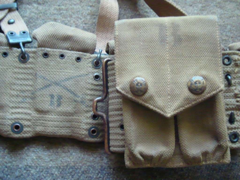 M1909 Cavalry Cartridge Belts and M1910 Mounted Cartridge Belts - (1898 ...