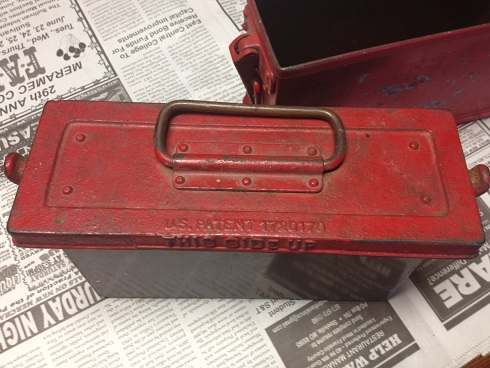 cast iron first aid kit, Military? - MISC MILITARIA - U.S. Militaria Forum