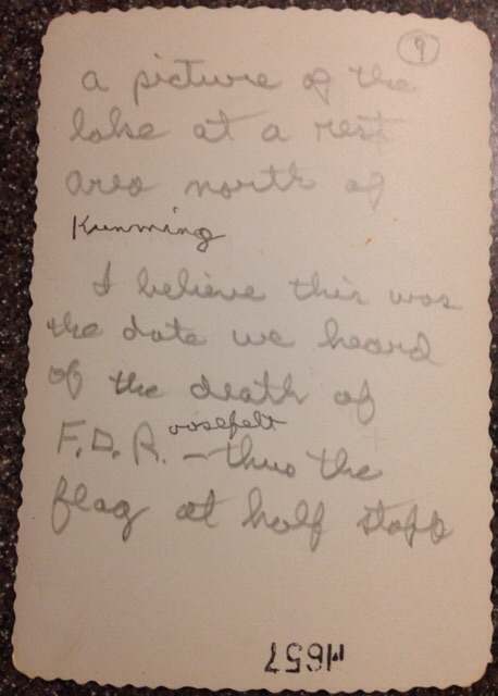 CBI photo of US flag after Roosevelt's death - EPHEMERA, PHOTOGRAPHS ...