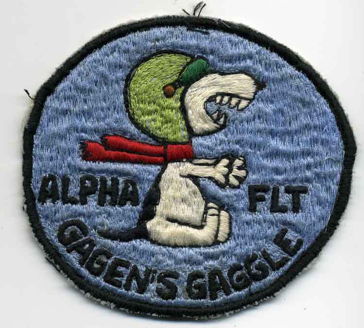 Unknown USAF Patch Alpha Flight Gagen's Gaggle - AIR FORCE (USAAF IS ...