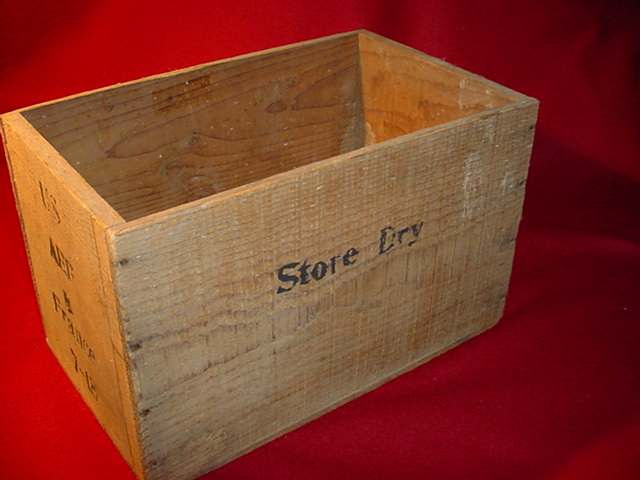 Any photos of WW1 Wooden Ration Crates? - (1917-1919) WORLD WAR ONE ...