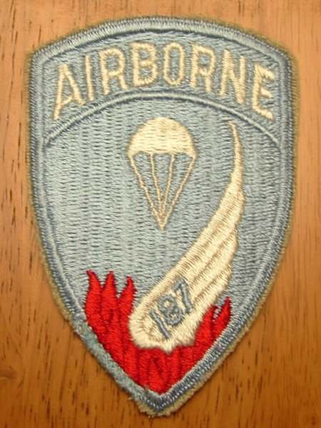 187th RCT Patch, Opinions Needed - ARMY AND USAAF - U.S. Militaria Forum