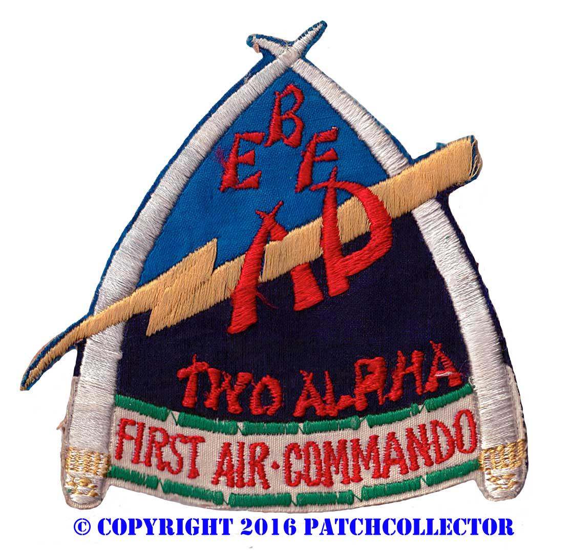 An early Vietnam War era First Air Commando Alpha Det patch - AIR FORCE ...