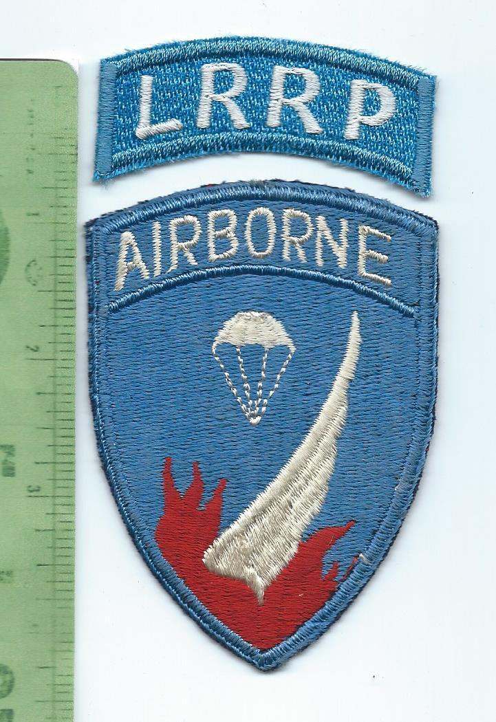 A 187th LRRP Patch - ARMY AND USAAF - U.S. Militaria Forum