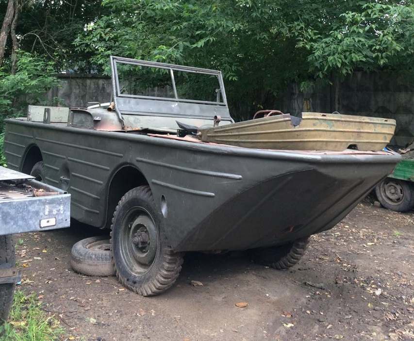 Ford GPA Amphibious Jeeps in the street of Moscow - MILITARY VEHICLES ...